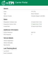 Our Bespoke MyTPI Freight Management System - FMS